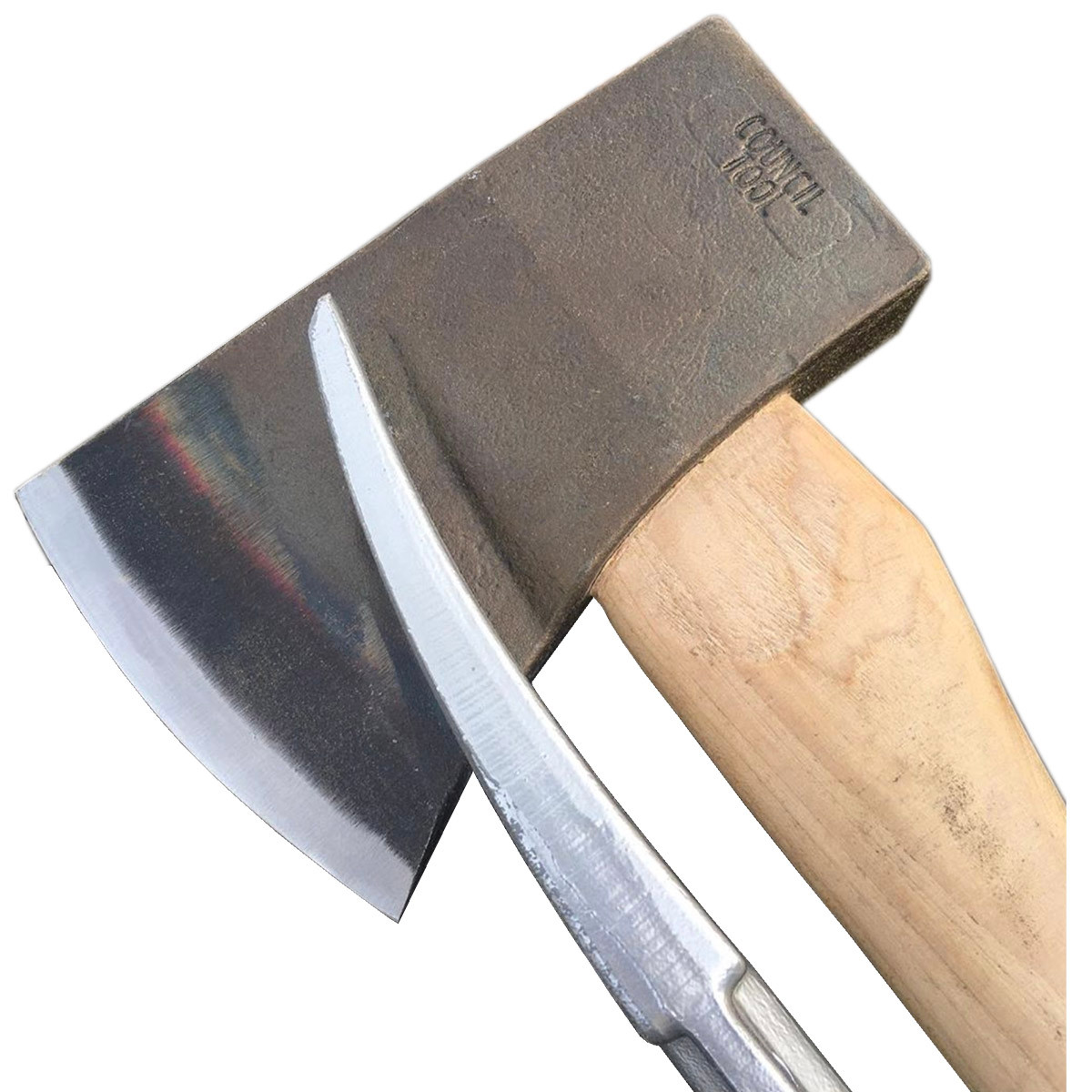 Council Tool Forcible Entry Flathead Fire Axe (Hickory Handle)