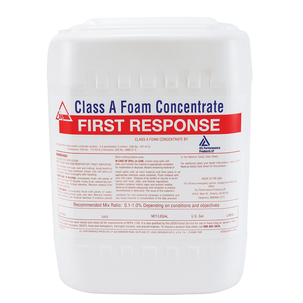 Phos-Chek First Response Class A Foam Concentrate & Wetting Agent
