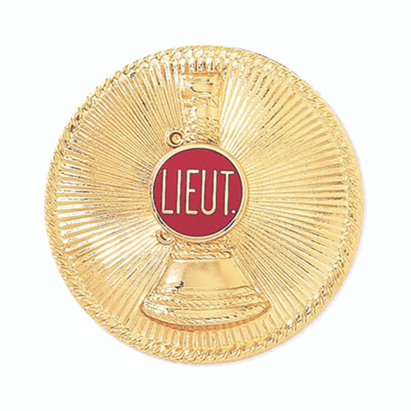 Blackinton Lieutenant Hat Badge Single Vertical Horn and Sunburst ...
