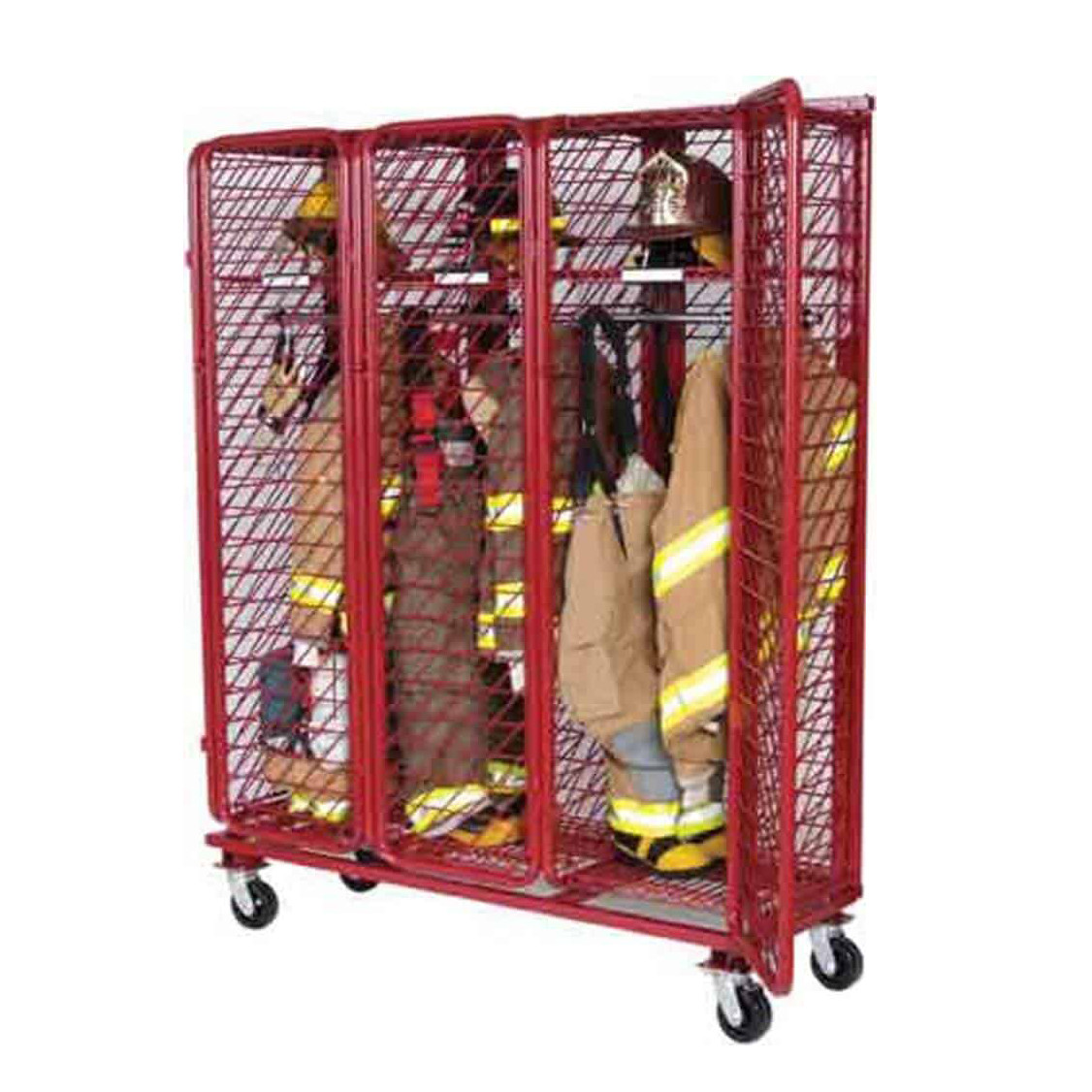 Ready Rack Double Sided Mobile Red Rack | Curtis