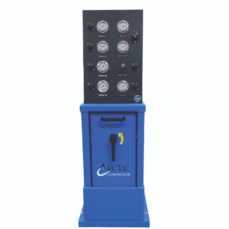 Arctic Compressor Containment Fill Station with Panel