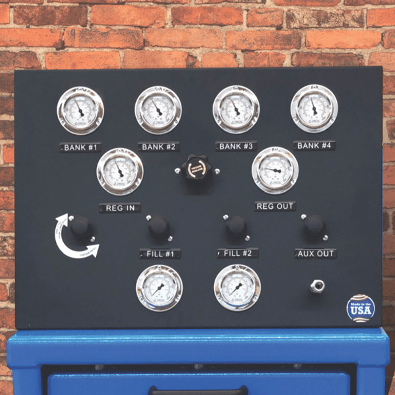 Arctic Compressor Containment Fill Station with Auto-Cascade Panel