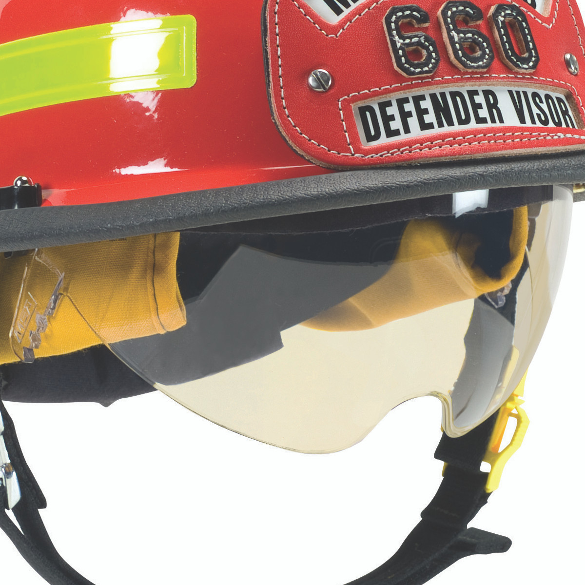 MSA Cairns Amber Tuffshield Defender Visor with Hardware | Curtis ...