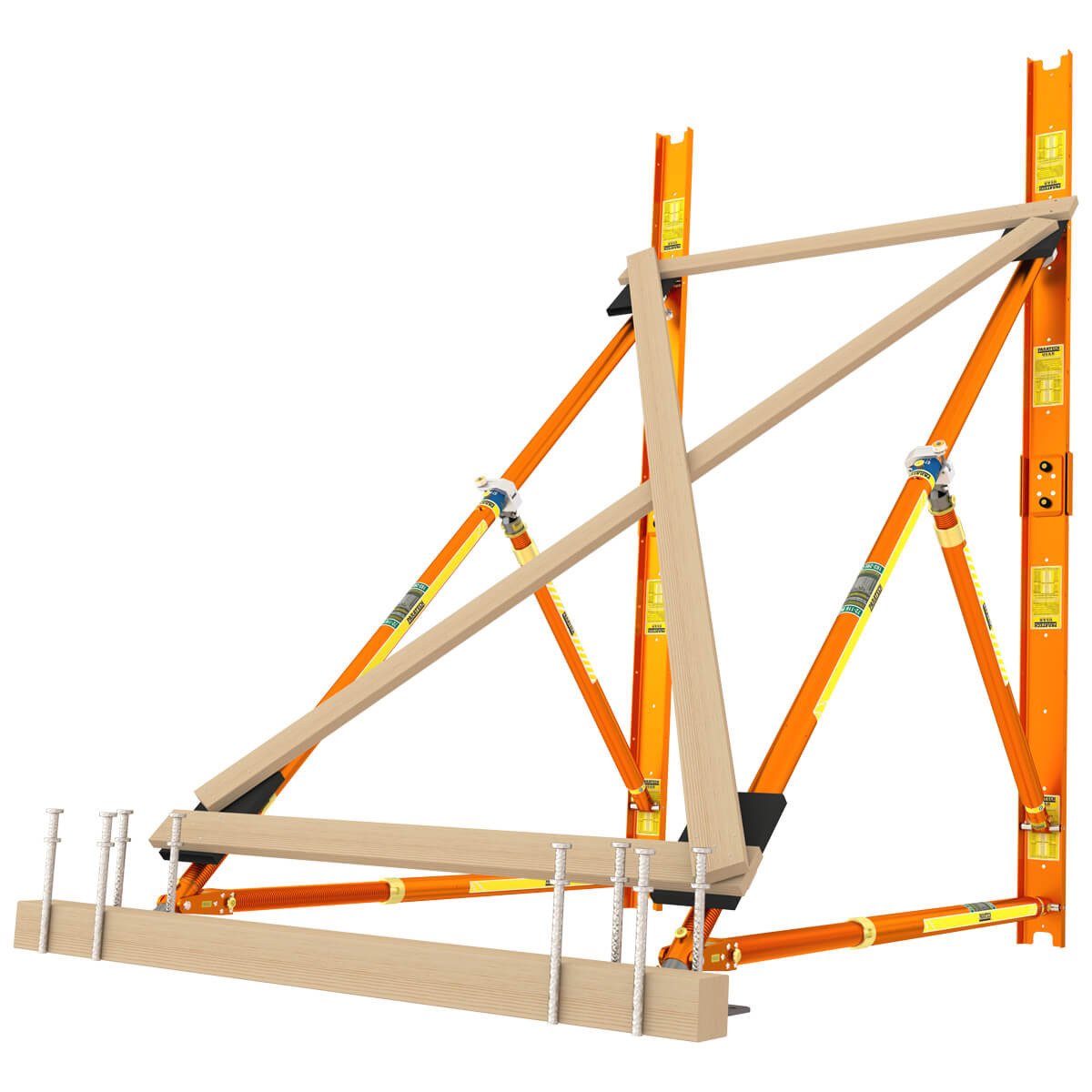 Paratech 6 ft. / 1.8 m Absolute Flying Raker Set | Curtis - Tools for ...