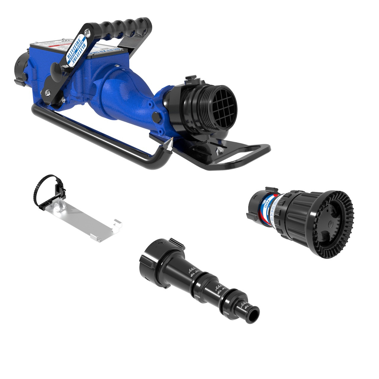 TFT BlitzFire Portable Monitor Combo Package with Storage Bracket