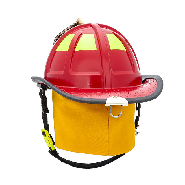 MSA Cairns 1836 Red Unpainted Matte Finish Traditional Helmet - Curtis ...