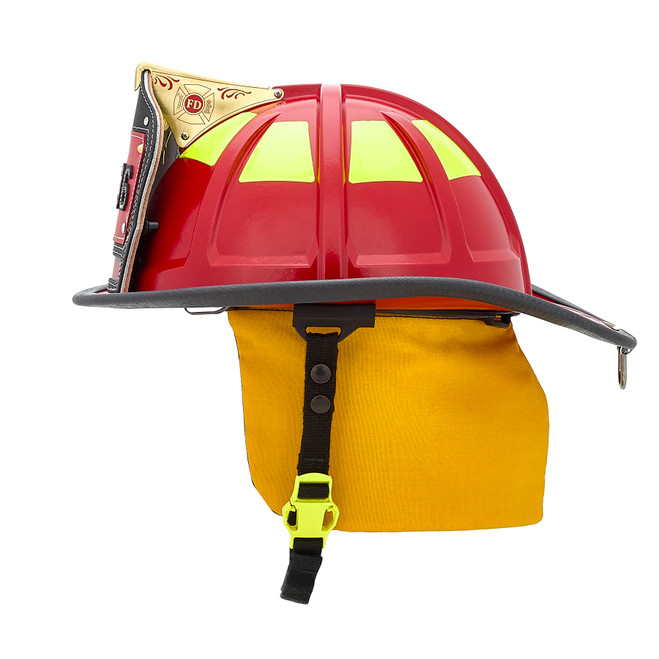 MSA Cairns 1836 Red Unpainted Matte Finish Traditional Helmet