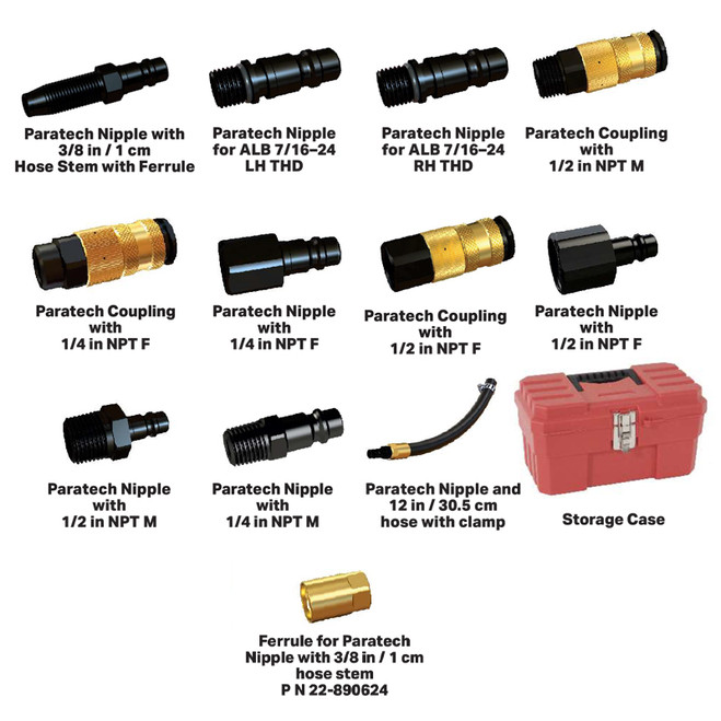 Paratech MaxiForce G3 24-Piece Pneumatic Component & Adapter Kit ...