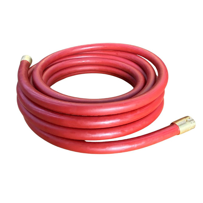 Snap-Tite Red 800-PSI Fire Engine Booster Hose w/ Brass Couplings ...