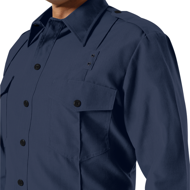 Workrite Men's Non-FR 100% Cotton Classic Long Sleeve Fire Chief Shirt