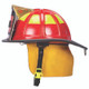 MSA Cairns 1836 Red Painted High-Luster Finish Traditional Helmet