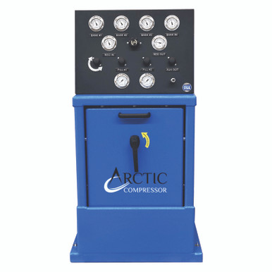 Arctic Compressor Containment Fill Station with Auto-Cascade Panel