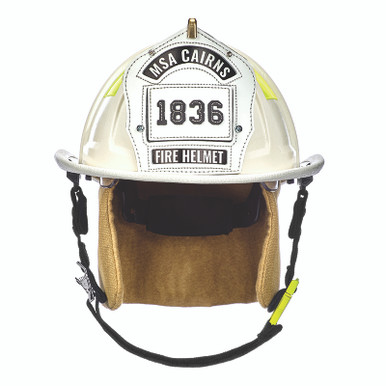 MSA Cairns 1836 White Unpainted Matte Finish Traditional Helmet