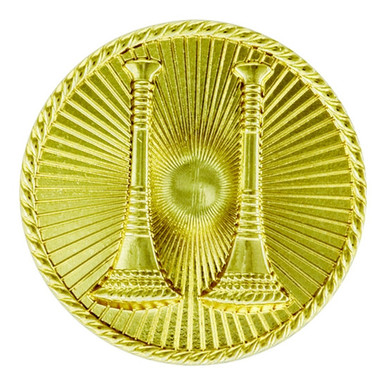Hero's Pride Captain Double Parallel Bugle Pin - Curtis - Tools for Heroes