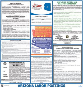 Arizona State Labor Law Poster | Buy Online at T.A.S.C.O.