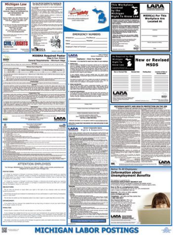 Michigan State Labor Law Poster | Buy Online at T.A.S.C.O.