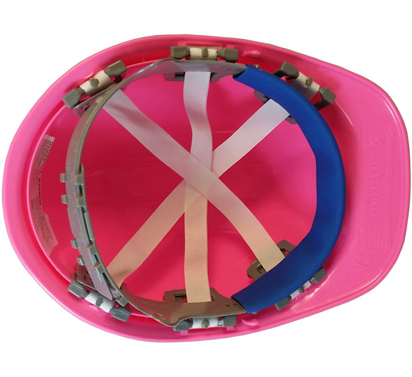 ERB Omega II Cap Style Hard Hats w/ Pin-Lock Pink Color