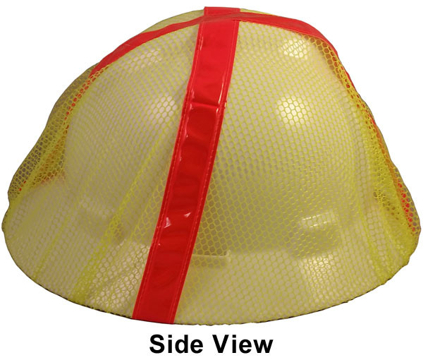 Full Brim Mesh Hardhat Covers | Construction Visibility Gear | Tasco ...