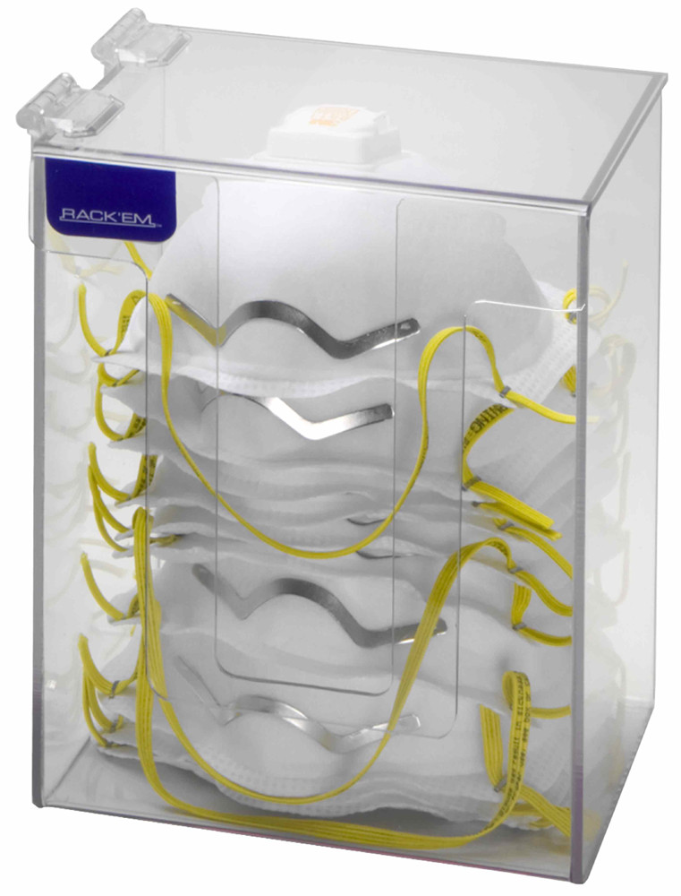 Dust Mask Dispenser Tall Clear | Buy Online at T.A.S.C.O.