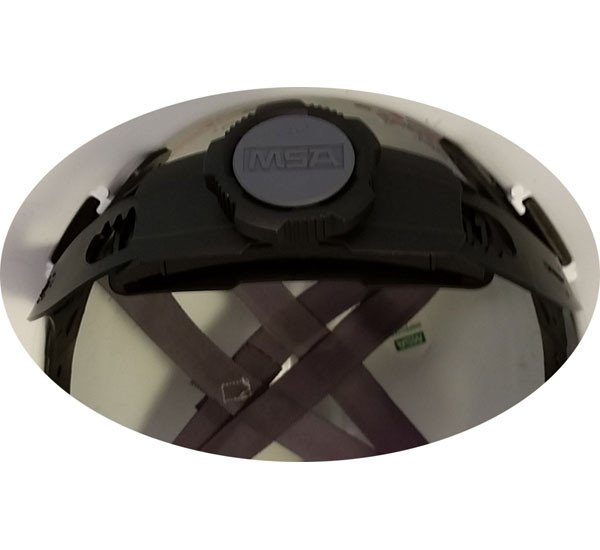 MSA Topgard Full Brim Hats w/ Fas-Trac Suspensions White