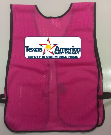 Pink Safety Vests Graphics Printing (MULTI COLORS)