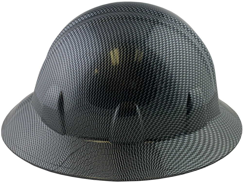 Carbon Fiber Design Hydro Dipped Full Brim Hard Hats | Buy Online at T ...