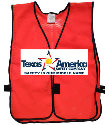 Red Safety Vests Graphics Printing (MULTI COLORS)