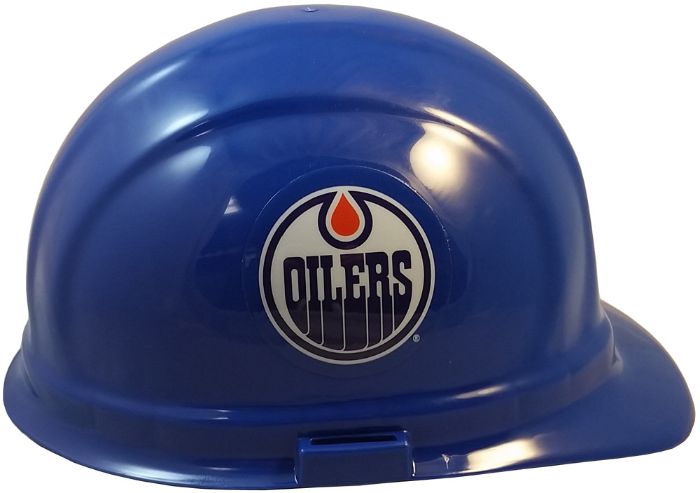 Edmonton Oilers Safety Helmets | NHL Team Logo Hard Hats | Tasco-Safety.com