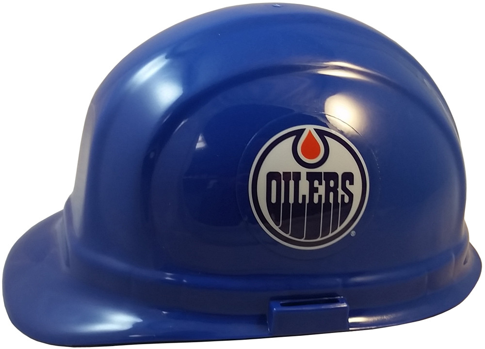 Edmonton Oilers Safety Helmets | NHL Team Logo Hard Hats | Tasco-Safety.com