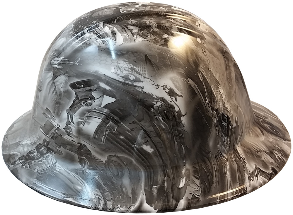 Modern Soldier Hydro Dipped Full Brim Hard Hat | Buy Online at T.A.S.C.O.