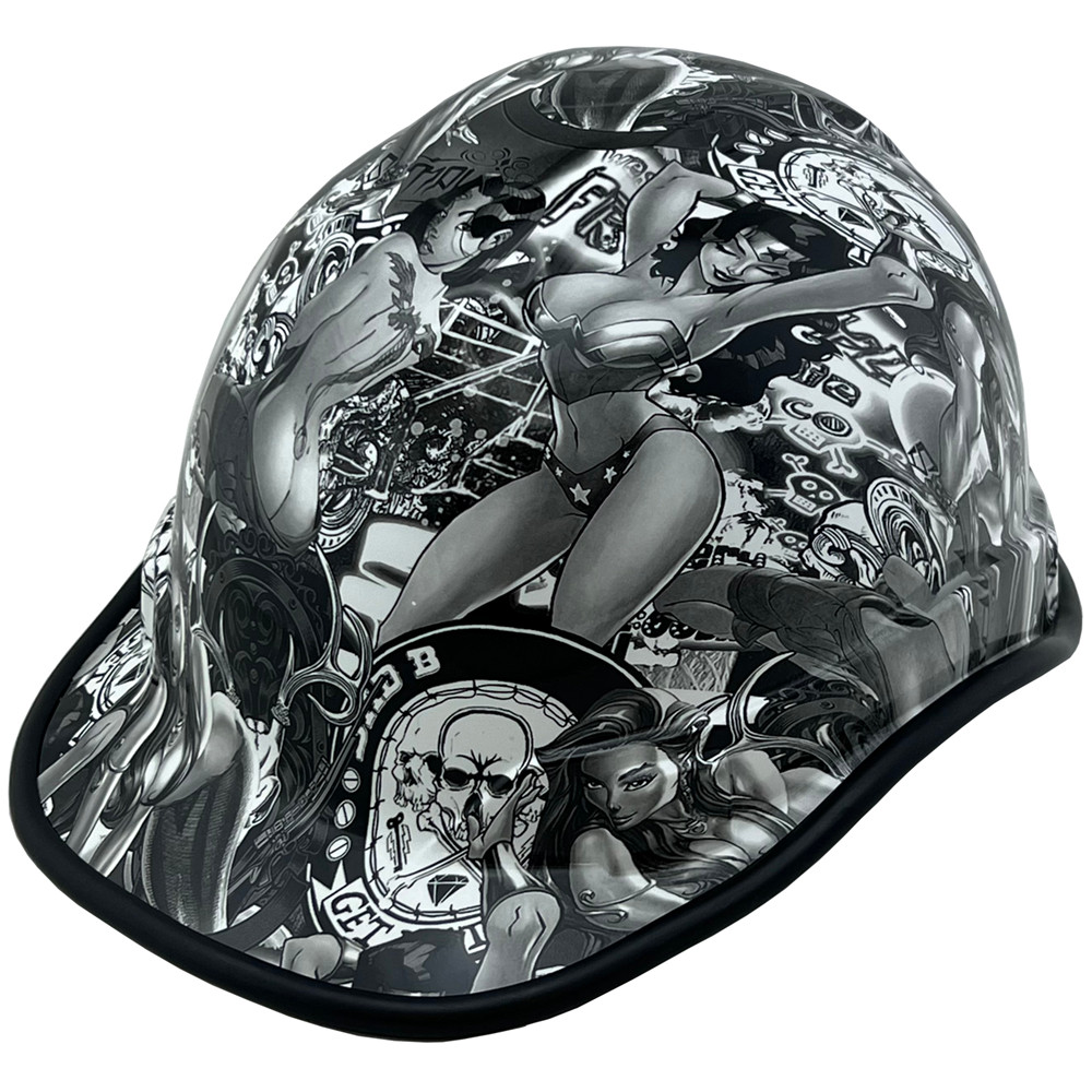 Bad Bones Design Hydro Dipped Cap Style Hard Hat | Buy Online at T.A.S.C.O.