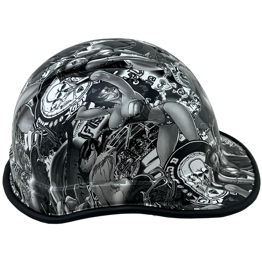 Bad Bones Design Hydro Dipped Cap Style Hard Hat | Buy Online at T.A.S.C.O.
