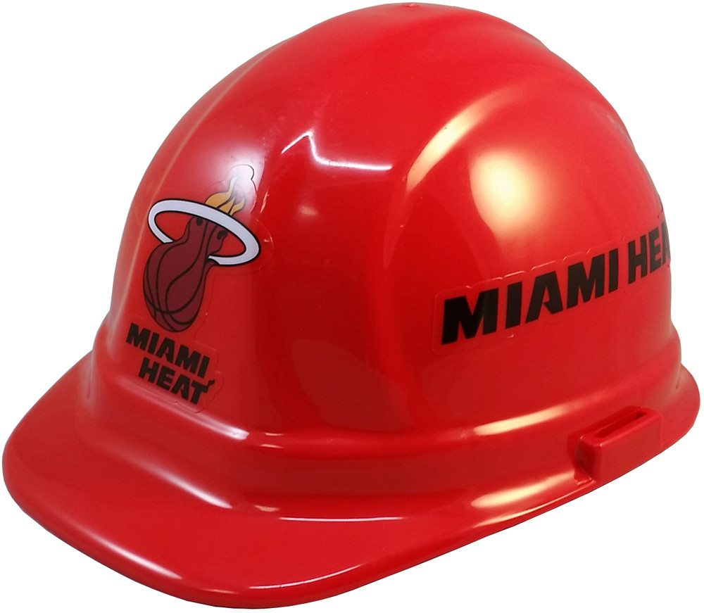 Miami Heat hard hats | Buy Online at T.A.S.C.O.