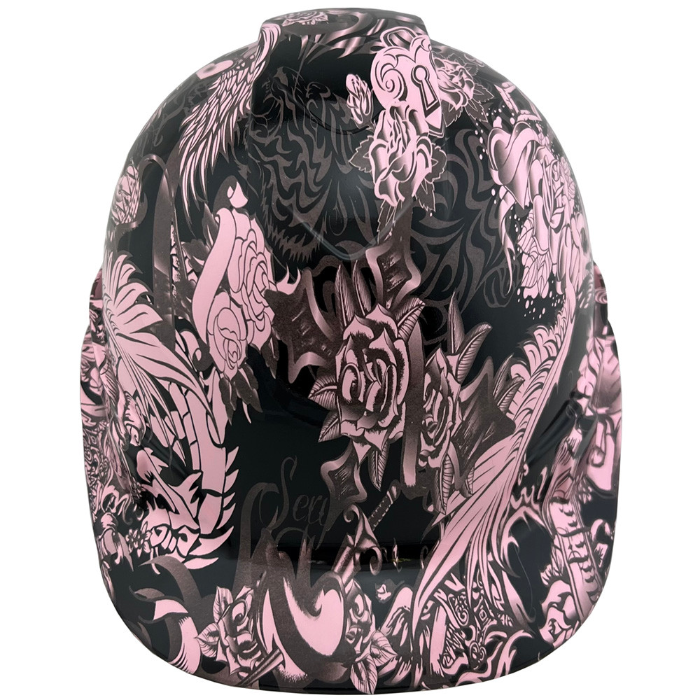 Tattoo Light Pink Hydro Dipped Hard Hats Cap Style | Buy Online at T.A ...