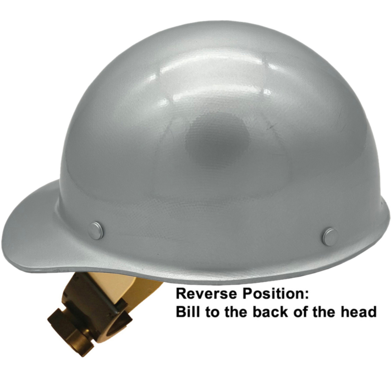 MSA Skullgard Cap Style With Swing Suspension Silver