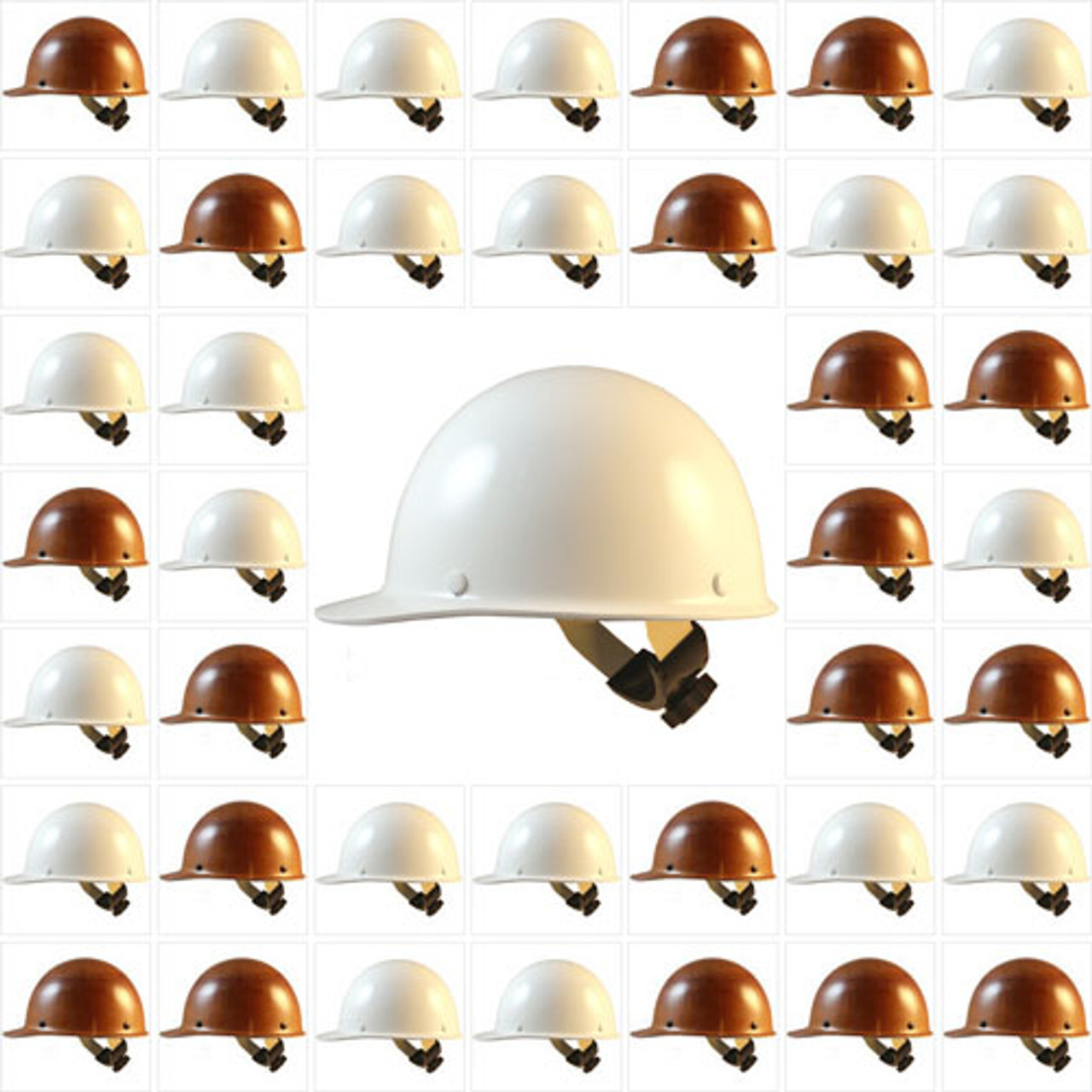 MSA Skullgard Cap Style Hard Hats - Swing Suspensions (Factory Colors)