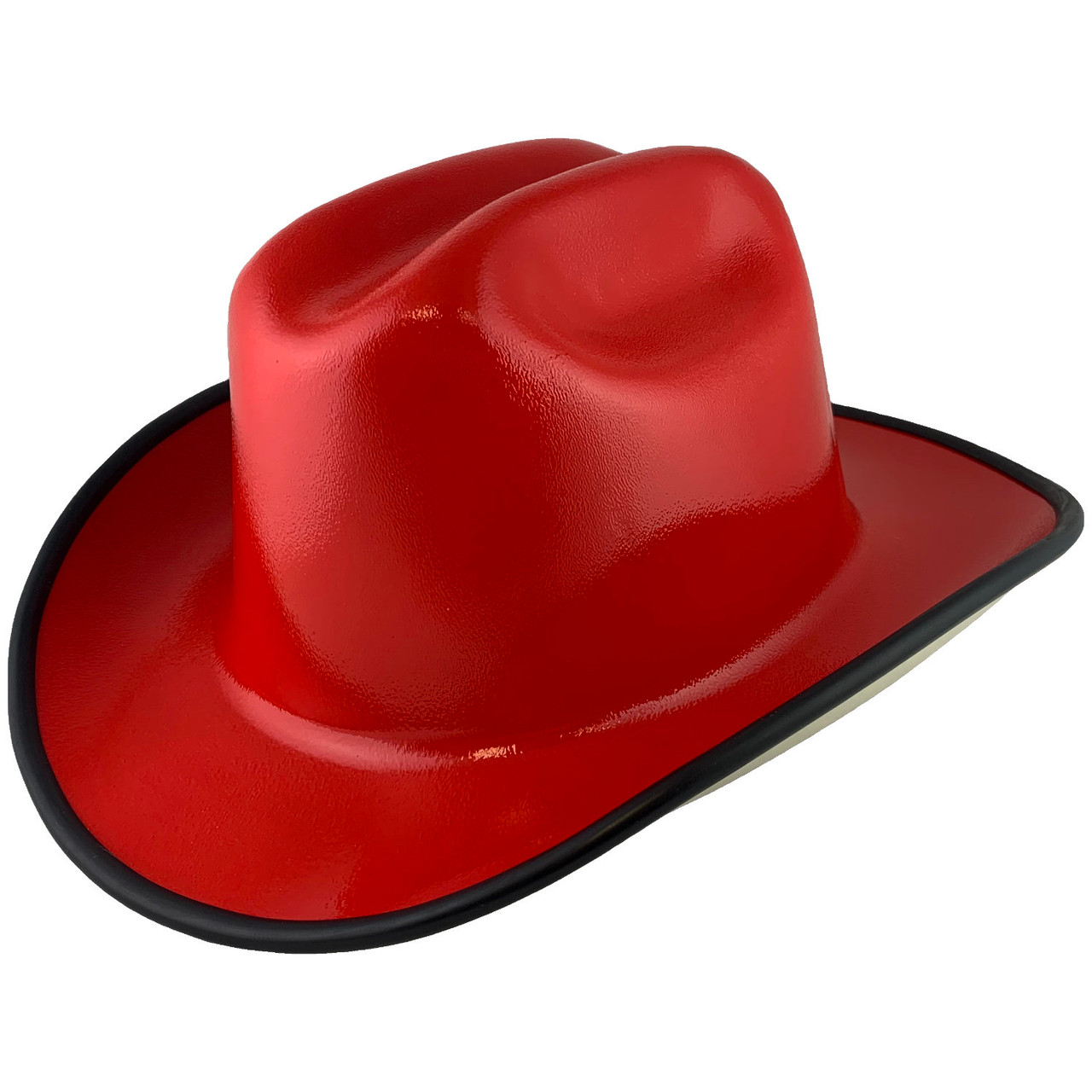 Outlaw Cowboy Hardhat with Ratchet Suspension Red