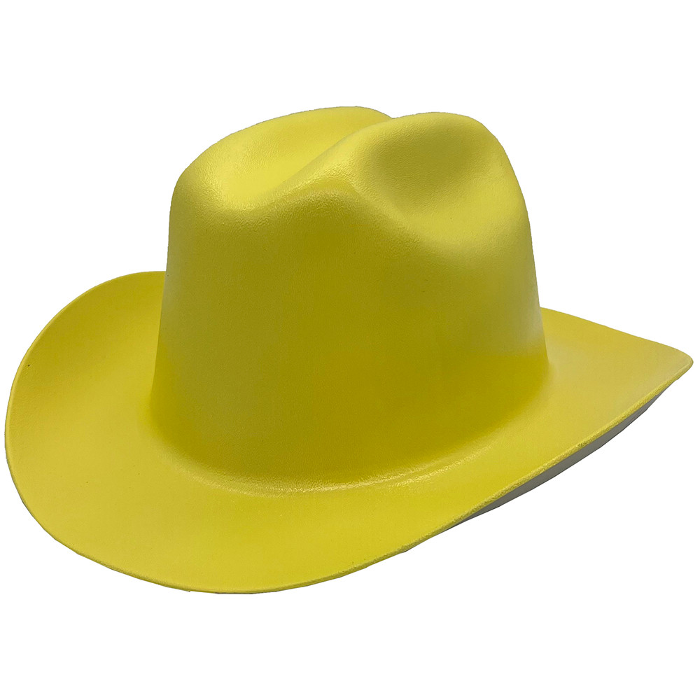Yellow Cowboy Hard Hat | Osha Approved w/ Ratchet Suspension | Tasco ...