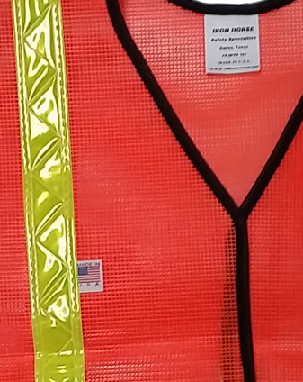 Orange Security Work Vests | Reflective Safety Vests | Tasco-Safety.com