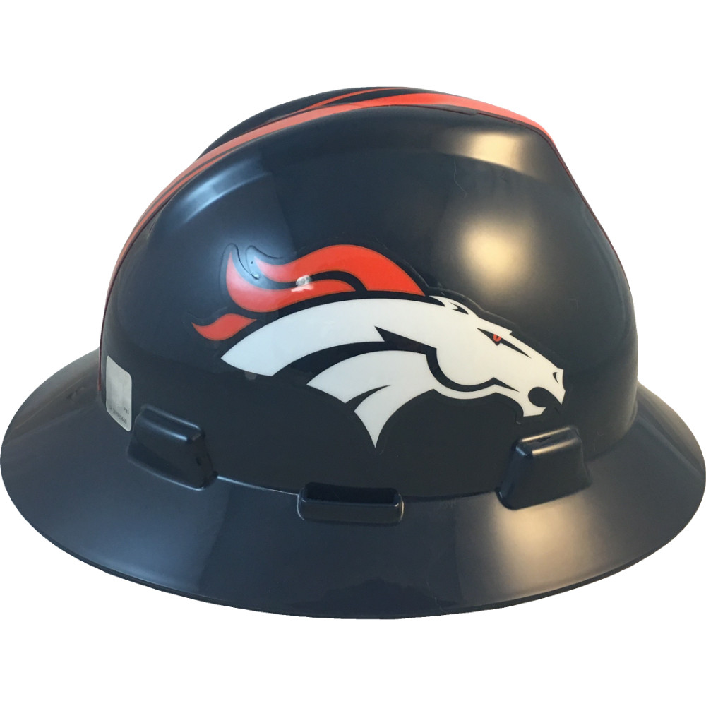 Denver Broncos Full Brim Hard Hats | Buy Online at T.A.S.C.O.