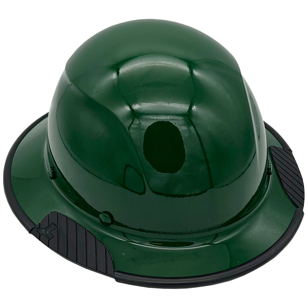 Green Carbon Fiber Hard Hat | Full Brim DAX Safety Helmet | Tasco ...