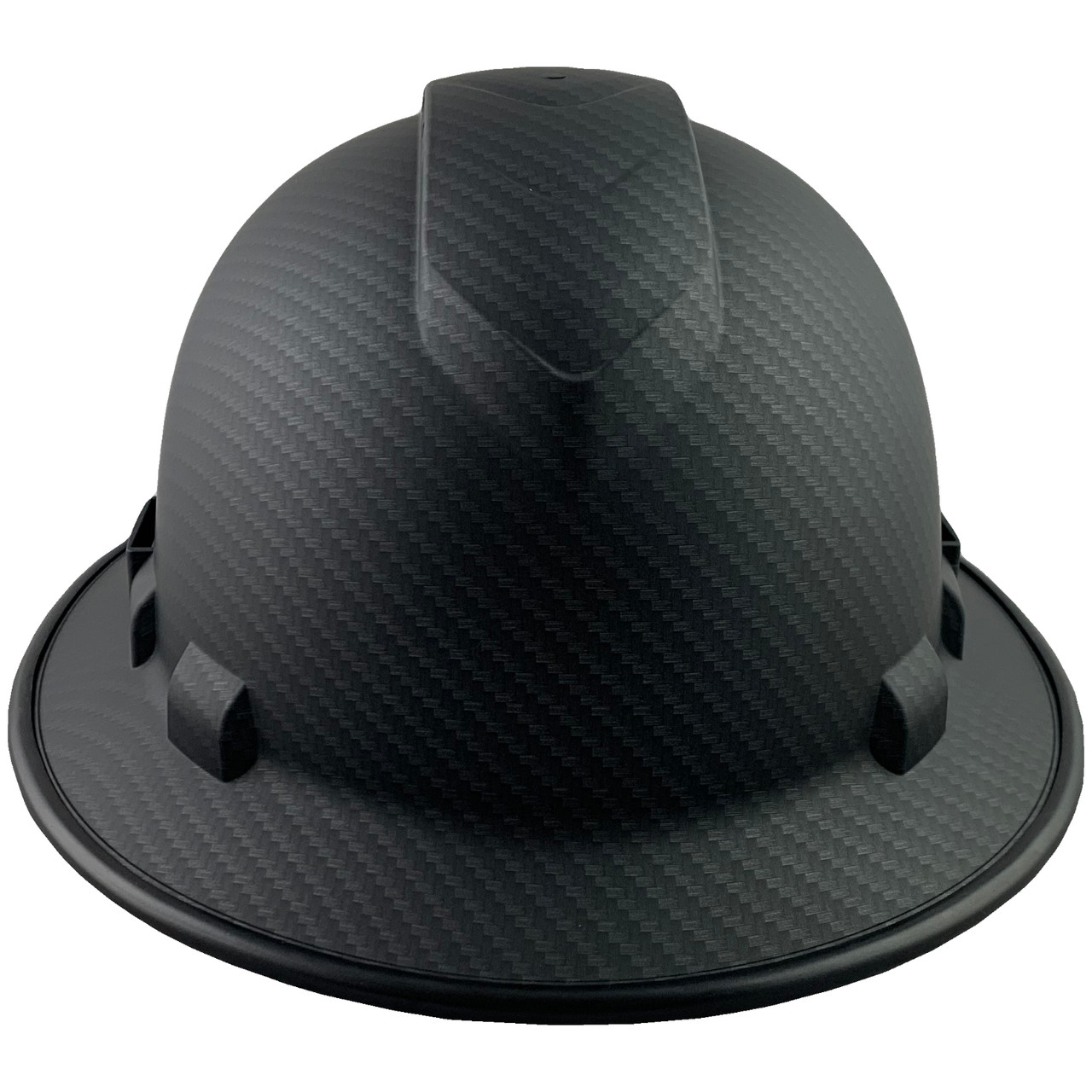 Pyramex Ridgeline Vented Full Brim Style Hard Hat with Matte Black ...