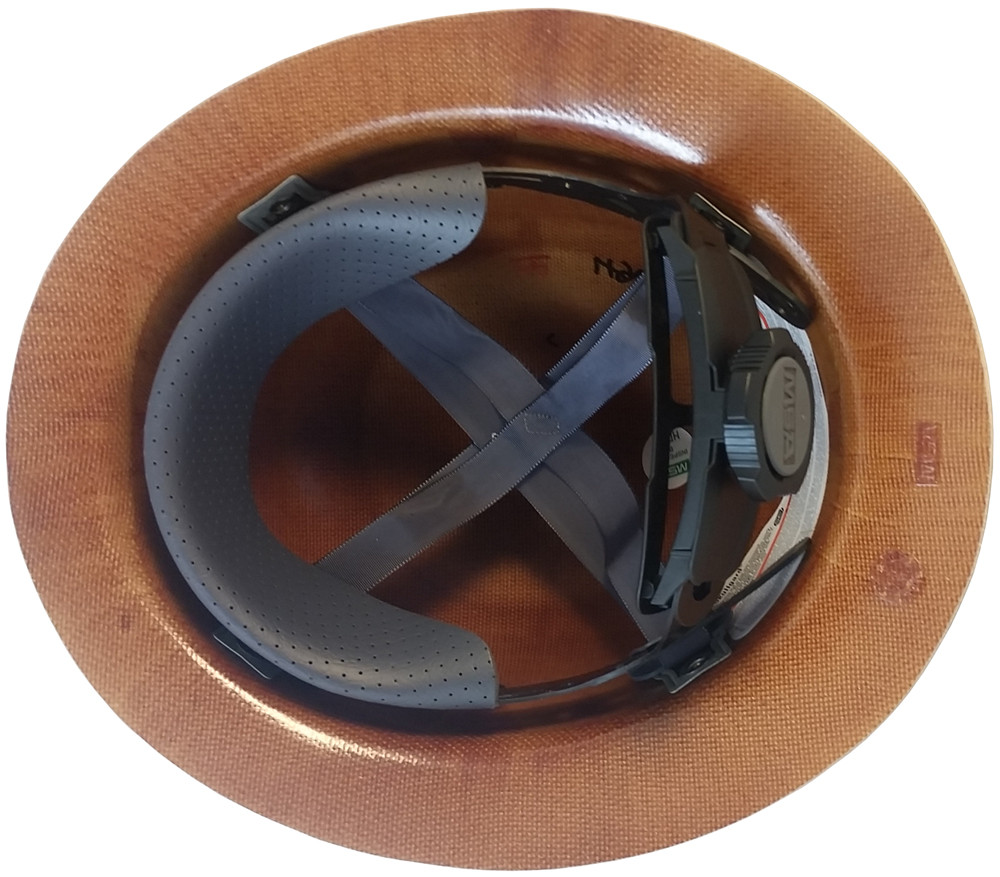 MSA Skullgard Full Brim Hard Hat with FasTrac III Ratchet Suspension ...