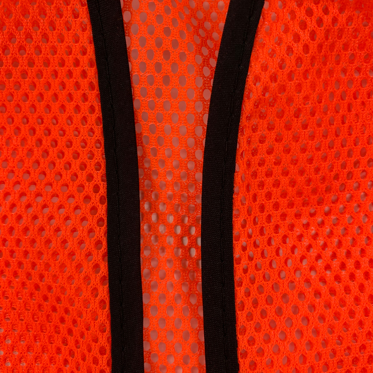 General Purpose Polyester Mesh Safety Vests - Hi Viz Orange, Part #V201