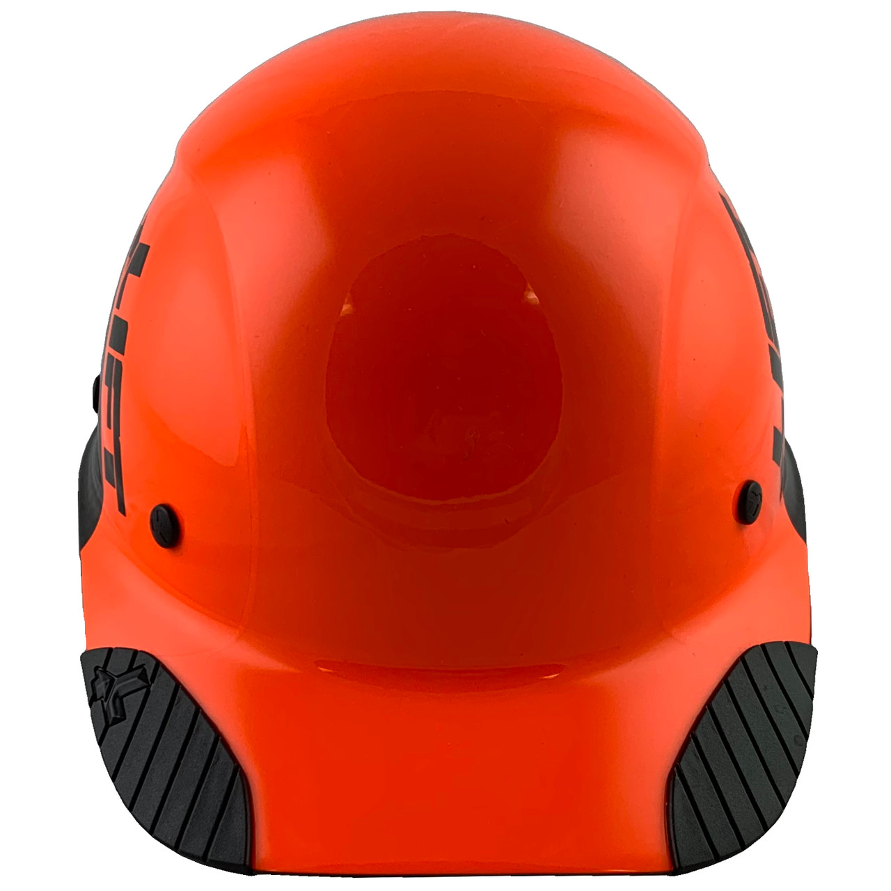 Actual Carbon Fiber Hard Hat - Cap Style Black and Hi Viz Orange