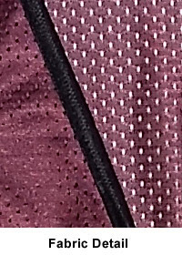 Soft Mesh Maroon Vests All Sizes | Texas America Safety Company