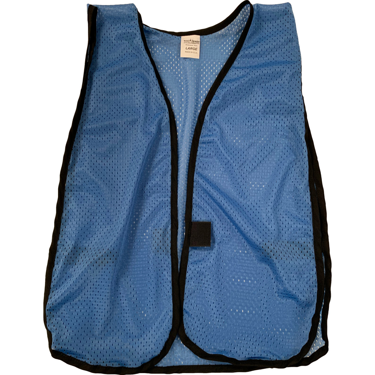 Soft Mesh Light Blue Vests | Texas America Safety Company