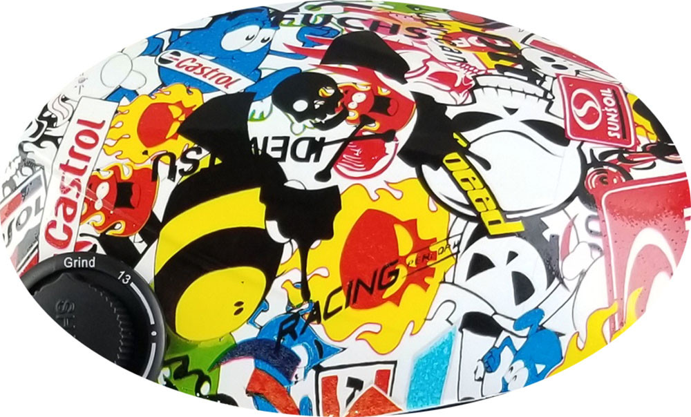 Sticker Bomb Design Auto Darkening Welding Helmet | Tasco-Safety.com