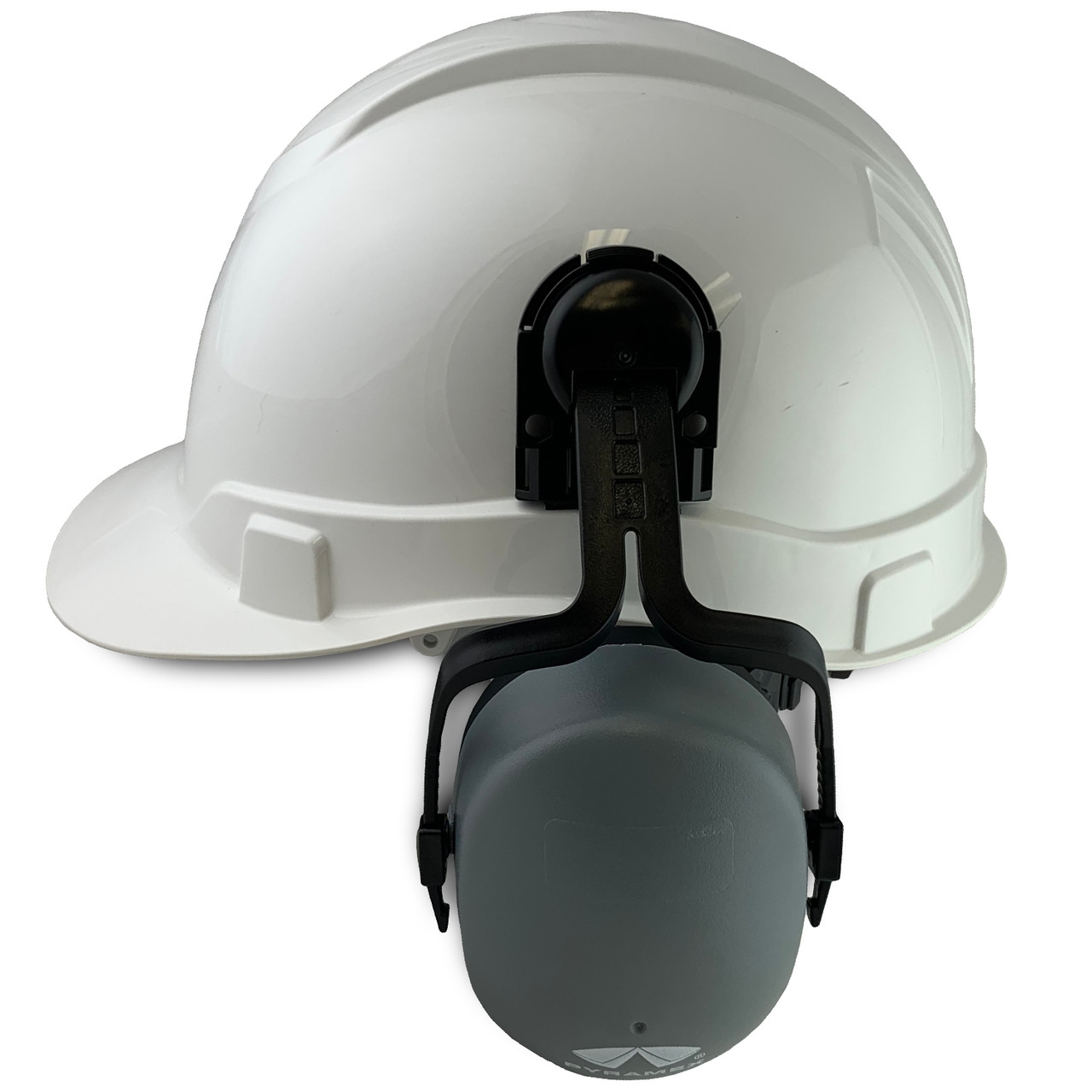Pyramex Hard Hat with Earmuffs | Construction Safety Hats | Tasco ...