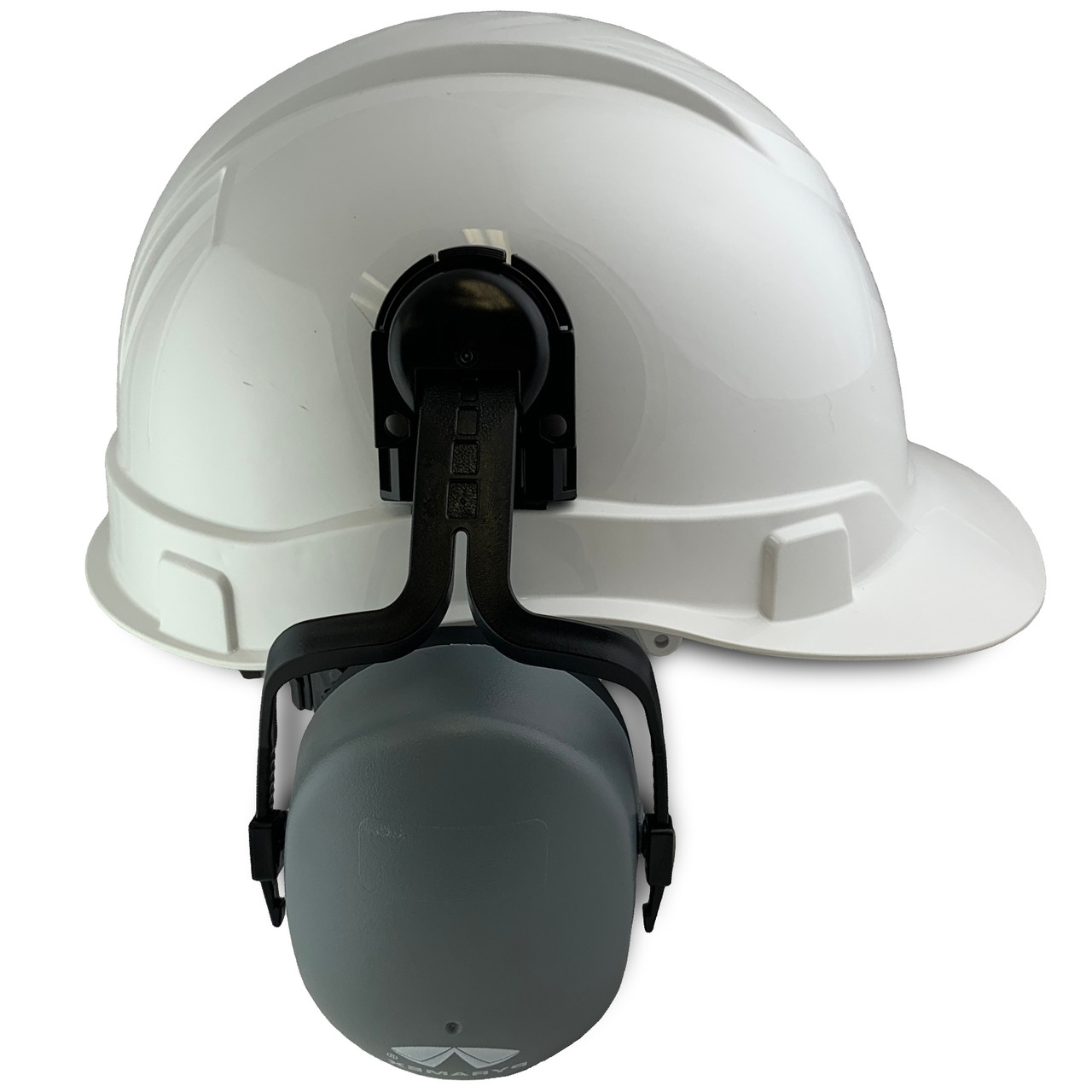 Pyramex Hard Hat with Earmuffs | Construction Safety Hats | Tasco ...